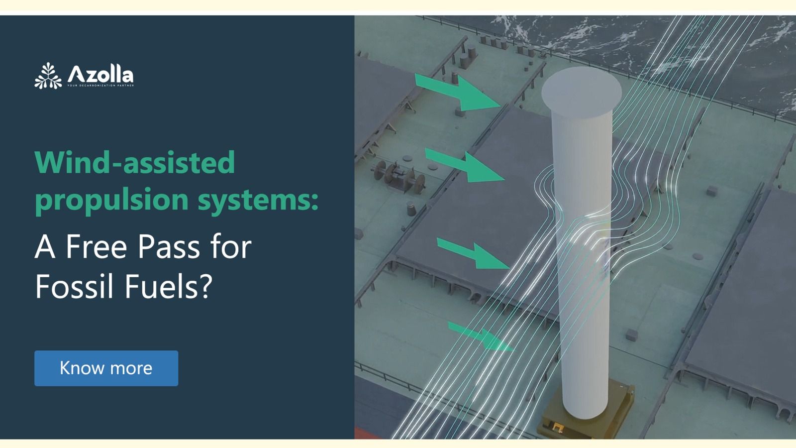 Is a Wind-assisted propulsion system (WAPS) a free pass for fossil fuels?